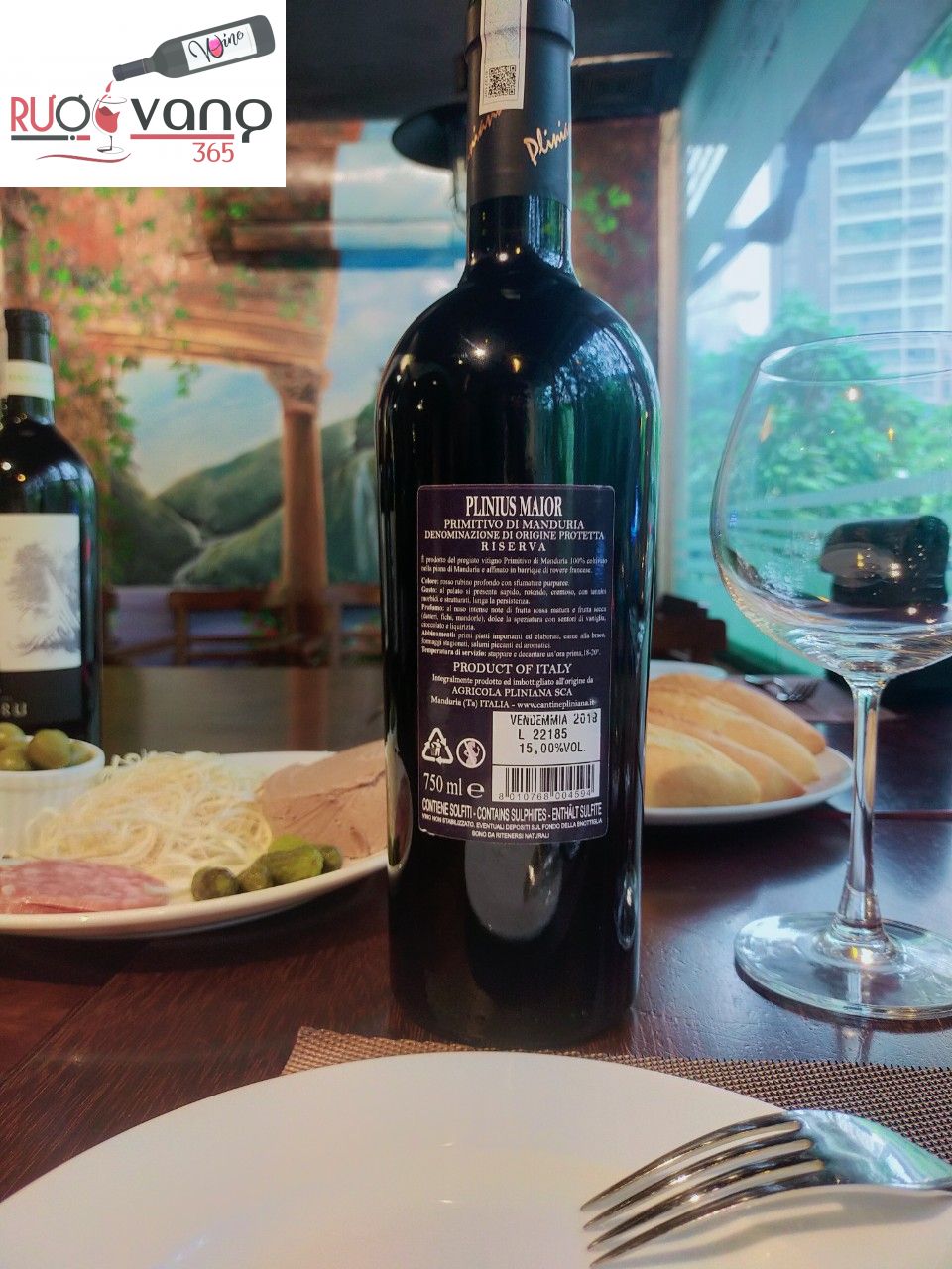 Vang Plinius Maior Primitivo di Manduria D.O.P Riserva - Rượu vang 365